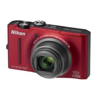 Nikon Coolpix S8100 12.1 MP CMOS Digital Camera with 10x Zoom-Nikkor ED Lens and 3.0-Inch LCD (Red)