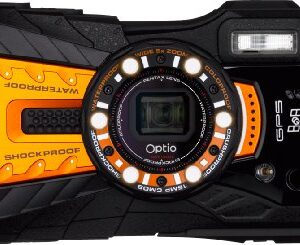 Pentax Optio WG-2 GPS Orange Adventure Series 16 MP Waterproof Digital Camera with 5 X Optical Zoom and GPS