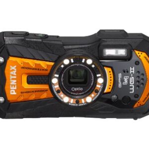 Pentax Optio WG-2 GPS Orange Adventure Series 16 MP Waterproof Digital Camera with 5 X Optical Zoom and GPS