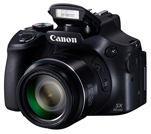 Canon PowerShot SX60 HS Digital Camera - Wi-Fi Enabled - International Version (No Warranty)