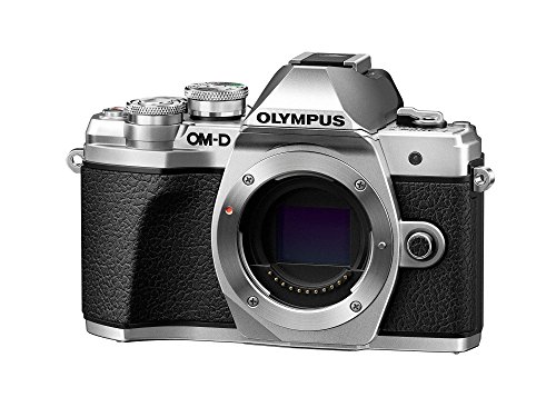 Olympus OM-D E-M10 Mark III Camera Body (Silver), Wi-Fi Enabled, 4K Video