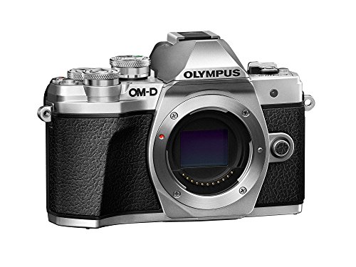 Olympus OM-D E-M10 Mark III Camera Body (Silver), Wi-Fi Enabled, 4K Video