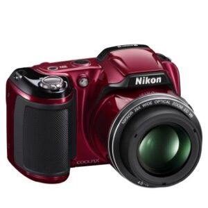 Nikon COOLPIX L810 16.1 MP Digital Camera with 26x Zoom NIKKOR ED Glass Lens and 3-inch LCD (Red) (OLD MODEL)