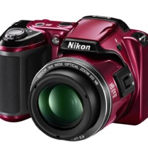 Nikon COOLPIX L810 16.1 MP Digital Camera with 26x Zoom NIKKOR ED Glass Lens and 3-inch LCD (Red) (OLD MODEL)