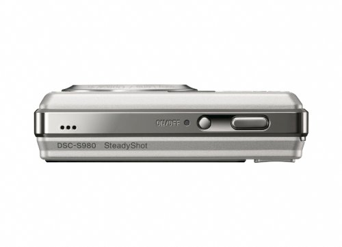 Sony Cybershot DSC-S980 12.1MP Digital Camera with 4x Optical Zoom with Super Steady Shot Image Stabilization (Silver)