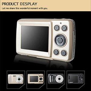 Wertygh Digital Camera,Portable Cameras 16 Million HD Pixel Compact Home Digital Camera for Kids Teens Seniors Golden