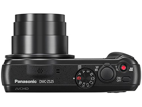 Panasonic Lumix DMC-ZS25 16.1 MP Compact Digital Camera with 20x Intelligent Zoom (Black) (OLD MODEL)