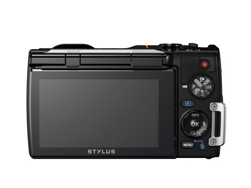 Olympus Stylus TG-850 IHS 16 MP Digital Camera (Black/Silver)