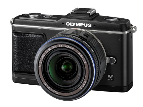 Olympus E-P2 12.3 MP Micro Four Thirds Interchangeable Lens Digital Camera with 14-42mm f/3.5-5.6 Zuiko Digital Zoom Lens (Electronic View Finder not included)