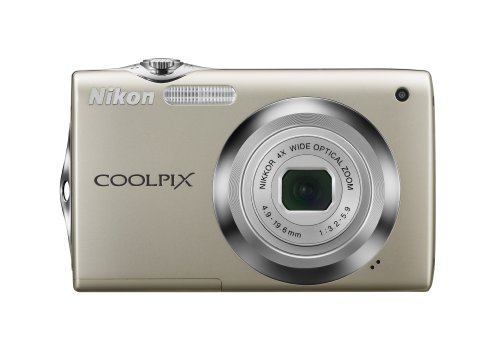 Nikon Coolpix S3000 12 MP Digital Camera with 4x Optical Vibration Reduction (VR) Zoom and 2.7-Inch LCD (Silver)