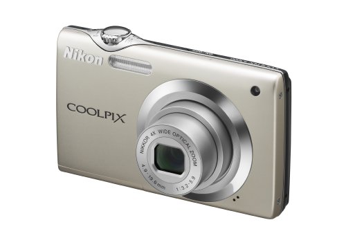 Nikon Coolpix S3000 12 MP Digital Camera with 4x Optical Vibration Reduction (VR) Zoom and 2.7-Inch LCD (Silver)