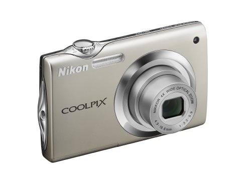 Nikon Coolpix S3000 12 MP Digital Camera with 4x Optical Vibration Reduction (VR) Zoom and 2.7-Inch LCD (Silver)