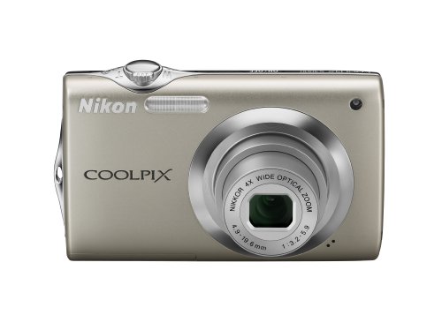 Nikon Coolpix S3000 12 MP Digital Camera with 4x Optical Vibration Reduction (VR) Zoom and 2.7-Inch LCD (Silver)