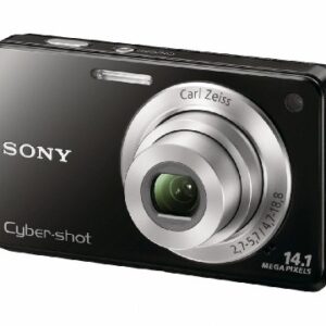 Sony Cyber-Shot DSC-W560 14.1 MP Digital Still Camera with Carl Zeiss Vario-Tessar 4x Wide-Angle Optical Zoom Lens and 3.0-inch LCD (Black)