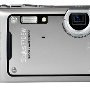 Olympus Stylus 770SW 7.1MP Digital Camera with 3x Optical Zoom (Silver)