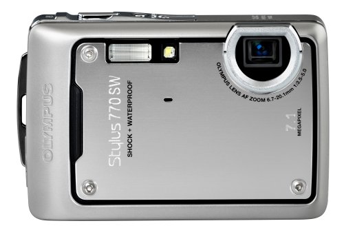 Olympus Stylus 770SW 7.1MP Digital Camera with 3x Optical Zoom (Silver)