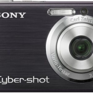 Sony Cybershot DSCW80 7.2MP Digital Camera with 3x Optical Zoom and Super Steady Shot (Black)