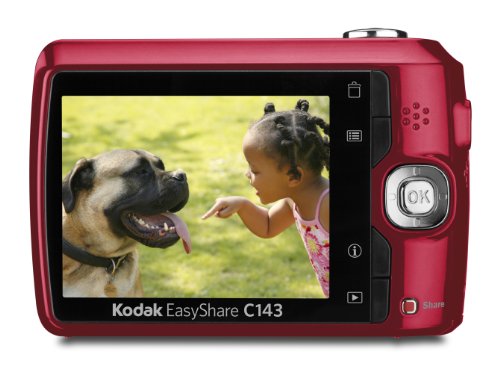 Kodak Easyshare C143 Digital Camera (Red)