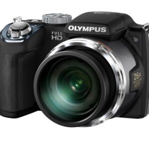 Olympus SP-720UZ 14MP 26x Opt Zoom 3-Inch LCD Digital Camera - Black