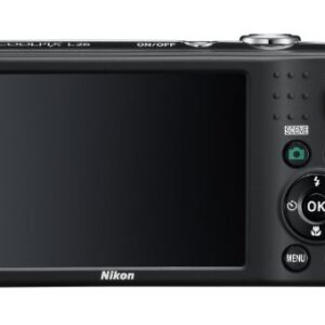 Nikon COOLPIX L26 16.1 MP Digital Camera with 5x Zoom NIKKOR Glass Lens and 3-inch LCD (Black)