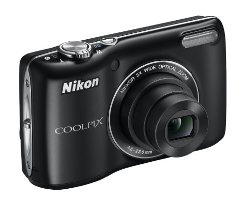 Nikon COOLPIX L26 16.1 MP Digital Camera with 5x Zoom NIKKOR Glass Lens and 3-inch LCD (Black)