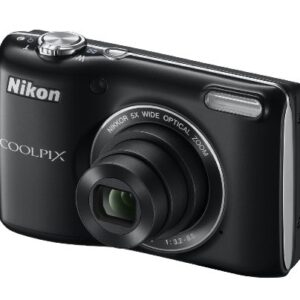 Nikon COOLPIX L26 16.1 MP Digital Camera with 5x Zoom NIKKOR Glass Lens and 3-inch LCD (Black)