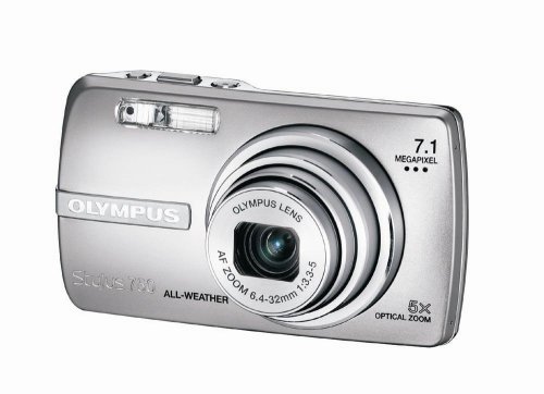 Olympus Stylus 750 7.1MP Digital Camera with Digital Image Stabilized 5x Optical Zoom and CCD Shift Stabilization (Silver)