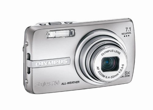 Olympus Stylus 750 7.1MP Digital Camera with Digital Image Stabilized 5x Optical Zoom and CCD Shift Stabilization (Silver)