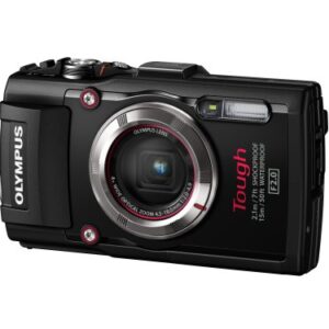 Olympus TG-3 Waterproof 16 MP Digital Camera (Black) (Discontinued by Manufacturer)