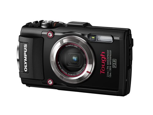 Olympus TG-3 Waterproof 16 MP Digital Camera (Black) (Discontinued by Manufacturer)