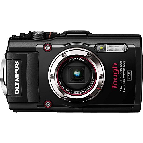 Olympus TG-3 Waterproof 16 MP Digital Camera (Black) (Discontinued by Manufacturer)