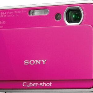 Sony Cybershot DSC-T2 8MP Digital Camera with 3x Optical Zoom (Pink)