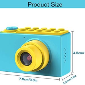 Kids Digital Camera, 1080P FHD Kids Camera 2 Inch IPS Screen Compatible Selfie Support 32GB SD Card, for Boys Girls Puzzle Pack Included