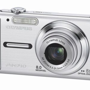 Olympus FE-340 8MP Digital Camera with 5x Optical Zoom (Silver)