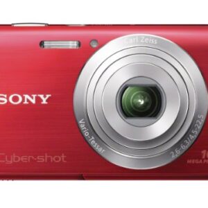 Sony Cyber-shot DSC-W650 16.1 MP Digital Camera with 5x Optical Zoom and 3.0-Inch LCD (Red) (2012 Model)