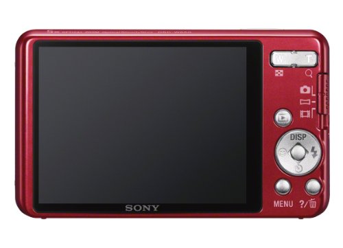 Sony Cyber-shot DSC-W650 16.1 MP Digital Camera with 5x Optical Zoom and 3.0-Inch LCD (Red) (2012 Model)