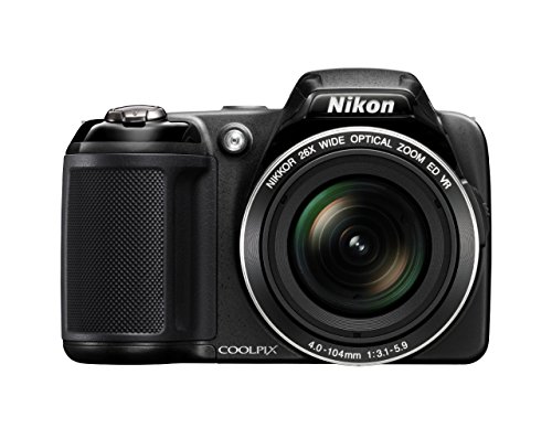 Nikon COOLPIX L810 16.1 MP Digital Camera with 26x Zoom NIKKOR ED Glass Lens and 3-inch LCD (Black) (Old Model) (Renewed)