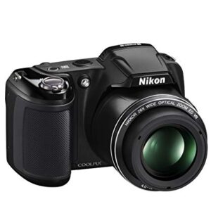 Nikon COOLPIX L810 16.1 MP Digital Camera with 26x Zoom NIKKOR ED Glass Lens and 3-inch LCD (Black) (Old Model) (Renewed)