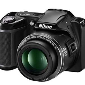 Nikon COOLPIX L810 16.1 MP Digital Camera with 26x Zoom NIKKOR ED Glass Lens and 3-inch LCD (Black) (Old Model) (Renewed)