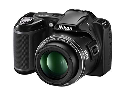 Nikon COOLPIX L810 16.1 MP Digital Camera with 26x Zoom NIKKOR ED Glass Lens and 3-inch LCD (Black) (Old Model) (Renewed)