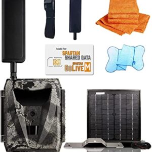 Spartan GoLive Solar Kit Bundle Deal with Mr.Towels Edgeless Microfiber Towel (GoLive Flexible Shared Data GL-MLTEb)