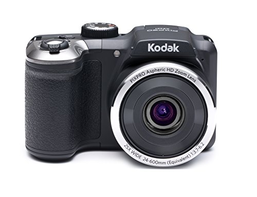 Kodak PIXPRO Astro Zoom AZ251-BK 16MP Digital Camera with 25X Optical Zoom and 3" LCD Screen (Black)