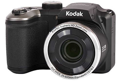 Kodak PIXPRO Astro Zoom AZ251-BK 16MP Digital Camera with 25X Optical Zoom and 3" LCD Screen (Black)