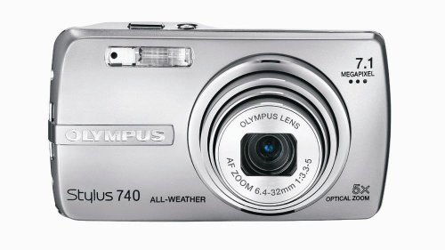 Olympus Stylus 740 7.1MP Digital Camera with Digital Image Stabilized 5x Optical Zoom (Silver)