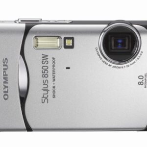 Olympus Stylus 850SW 8MP Digital Camera with 3x Optical Zoom (Silver)