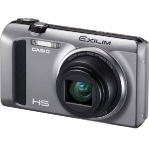 Casio High Speed Exilim Ex-ZR400 Digital Camera Silver EX-ZR400SR - International Version (No Warranty)