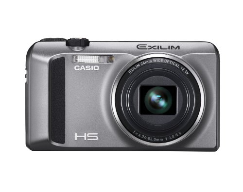 Casio High Speed Exilim Ex-ZR400 Digital Camera Silver EX-ZR400SR - International Version (No Warranty)