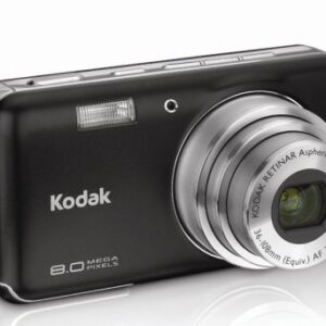 Kodak Easyshare V803 8 MP Digital Camera with 3xOptical Zoom (Midnight Black)