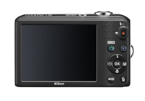 Nikon COOLPIX L28 20.1 MP Digital Camera with 5x Zoom Lens and 3" LCD (Black) (OLD MODEL)