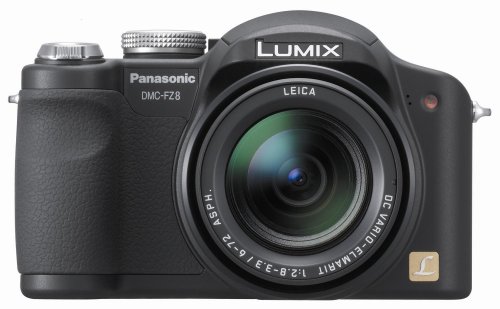 Panasonic Lumix DMC-FZ8K 7.2MP Digital Camera with 12x Optical Image Stabilized Zoom (Black)